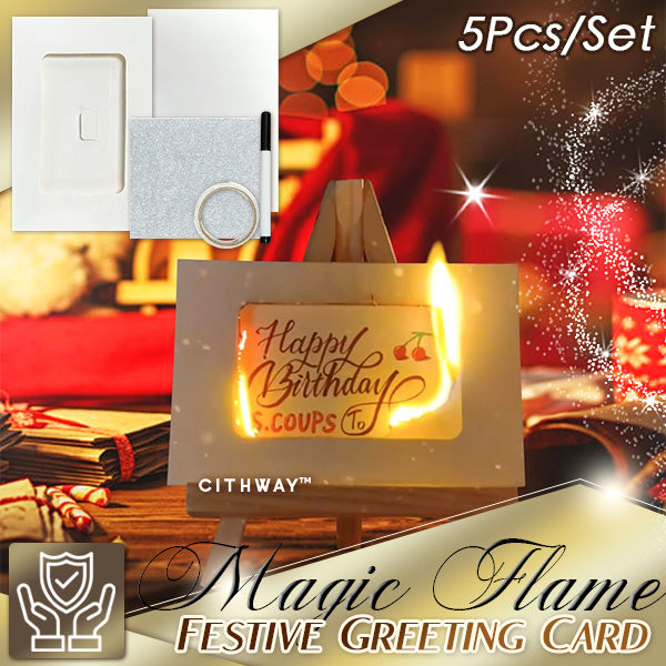 Magic Flame Festive Greeting Card Kit – Usflox